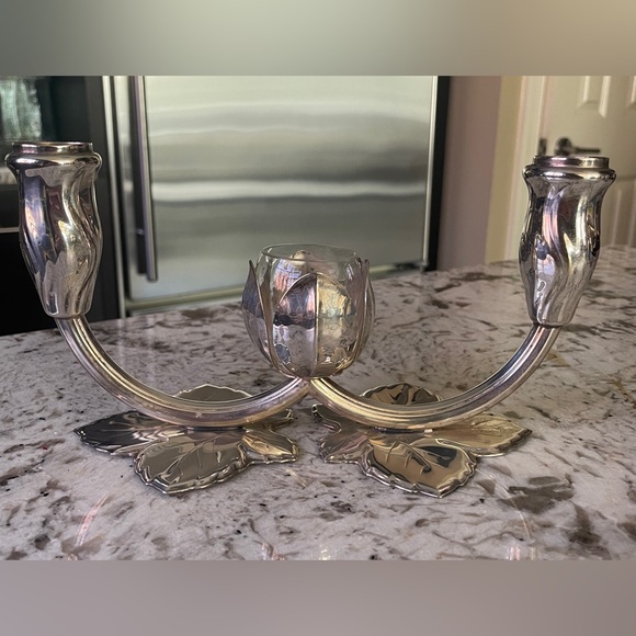 Accents | Antique Quist German Silver Plate Maple Leaf Pattern ...